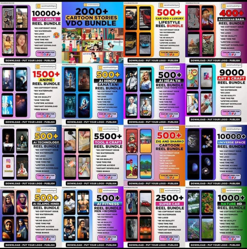 Buy READYMADE VIRAL REELS BUNDLE by Global Startup on Selar