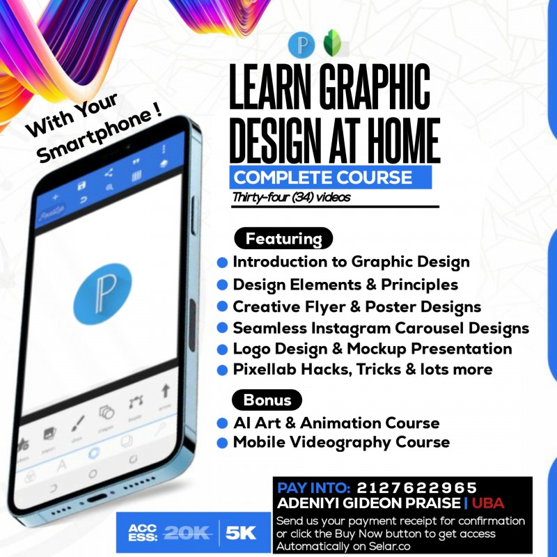 Buy LEARN MOBILE GRAPHIC DESIGN AT HOME by Guide Tech Solution Provider ...