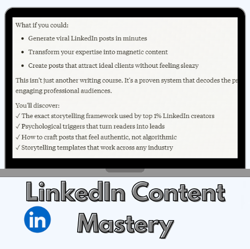 Buy LinkedIn Content Mastery: The Storytelling System That Turns Writer ...