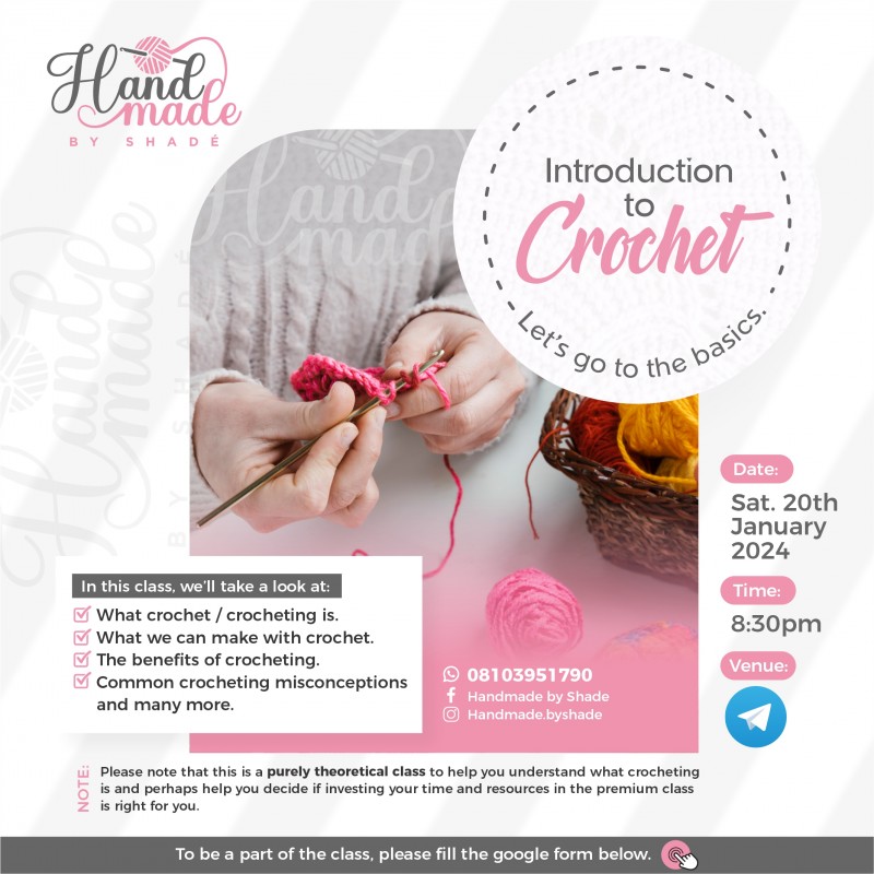 Get Introduction to Crochet: Let's go to the Basics by Handmade by ...