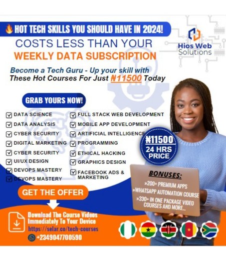 Buy TECH COURSES YOU MUST HAVE BEFORE 2024 - THE COMPLETE BUNDLE by ...