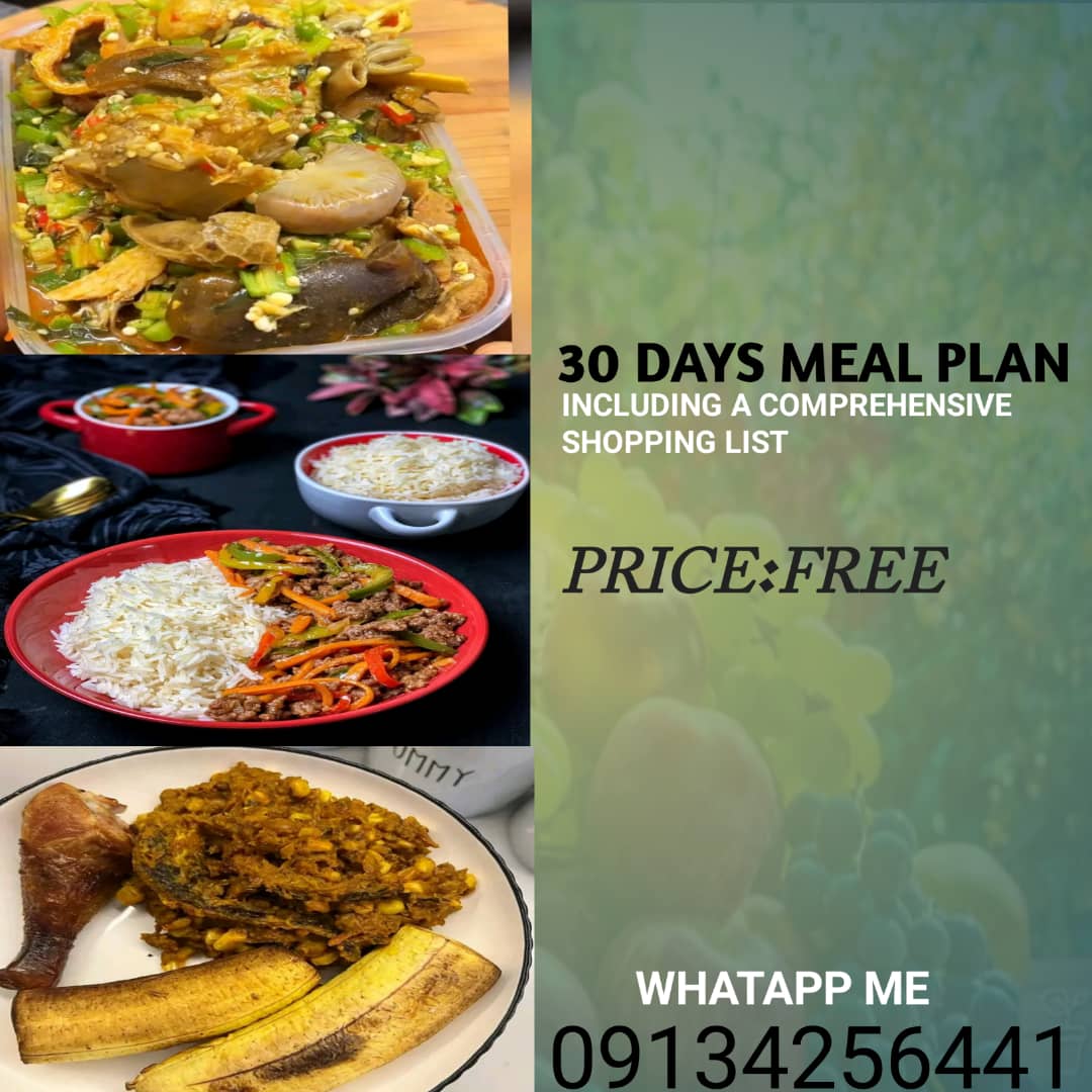 Get FOOD TIMETABLE by Hope Raphael on Selar