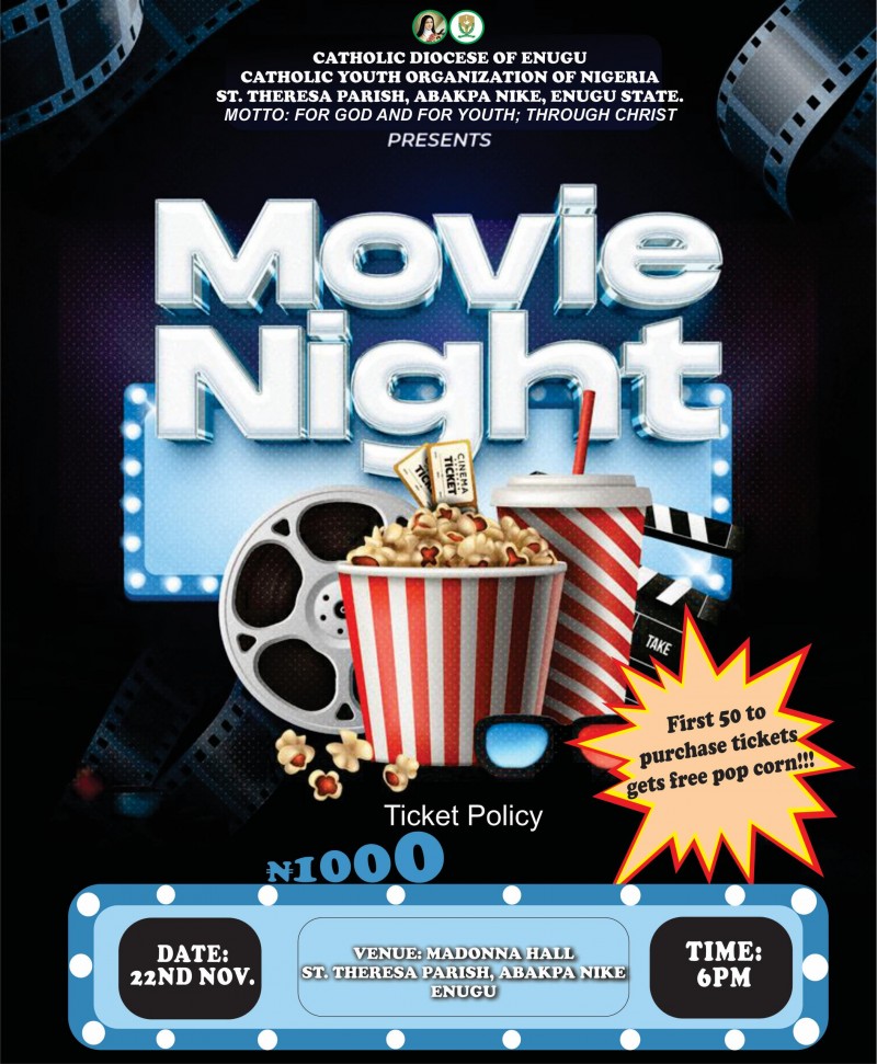 Buy Movie Night Ticket by Hyacinth Okwor on Selar