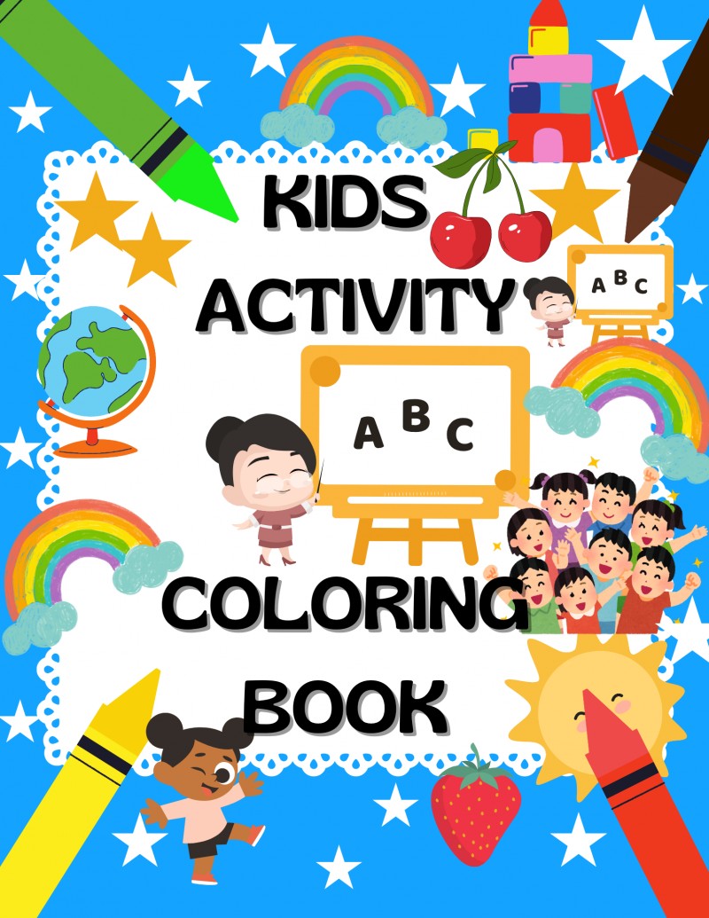 Buy Kids activity coloring book by Ibrahim Kafayat on Selar