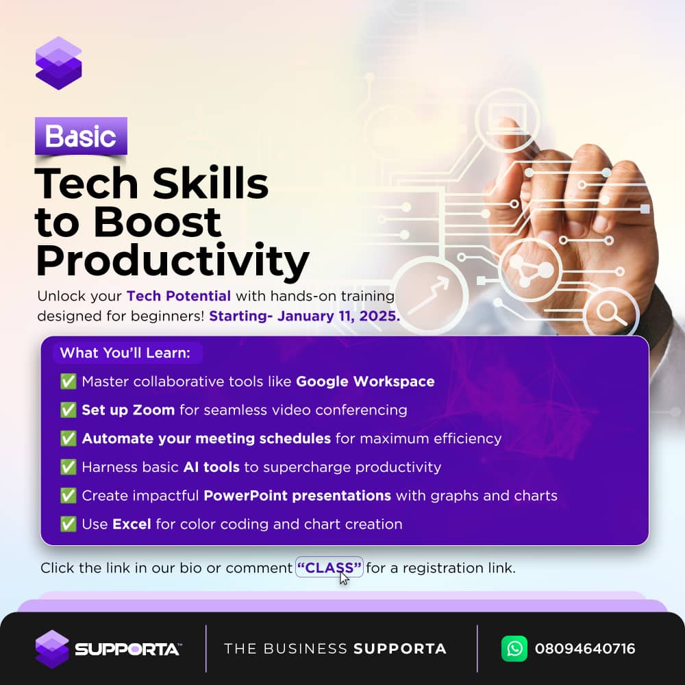Buy BASIC TECH SKILLS TO BOOST PRODUCTIVITY by Ibukun Eko on Selar