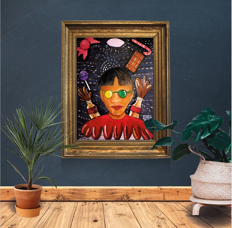 Buy The "Candy Man" Frame by Idris Ibrahim by Idris Ibrahim on Selar