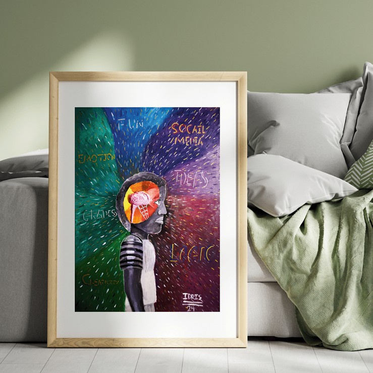 Buy The "Mind Connected" Frame by Idris Ibrahim by Idris Ibrahim on Selar