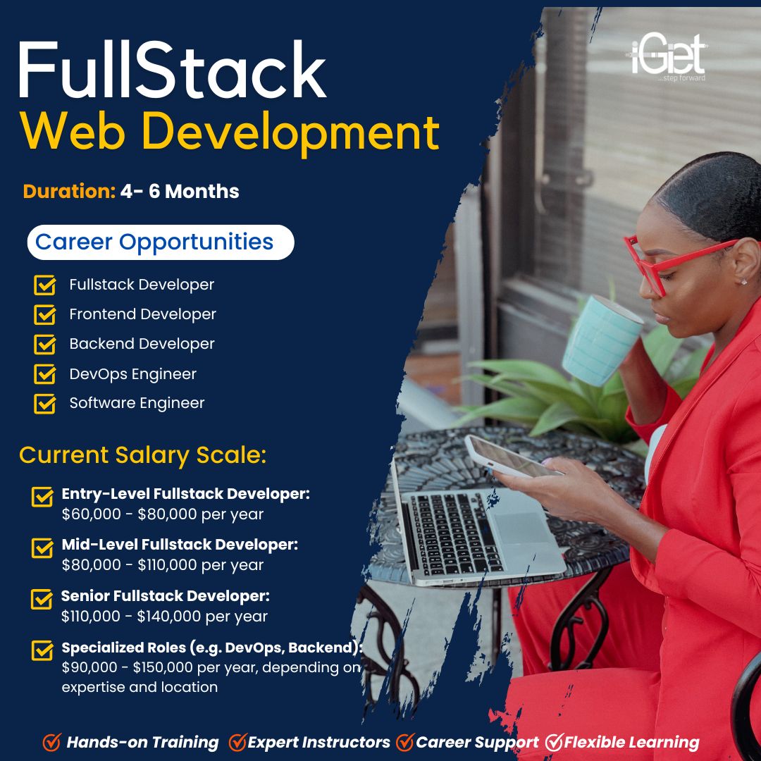 Buy Full stack web development by iGiet LTD on Selar