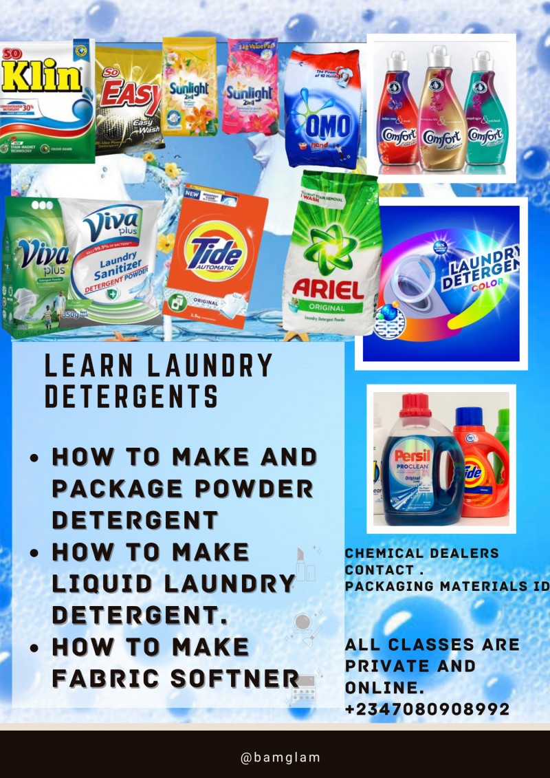 Buy 3 in 1 Detergent course ( powder, liquid laundry detergent and ...