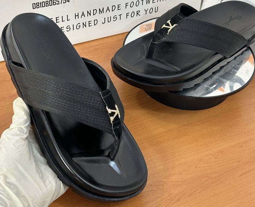 Buy Trendy sleek double-sole slippers by Leather Haute on Selar