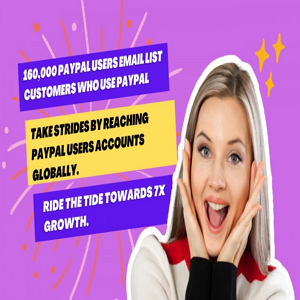 Buy 160,000 PayPal Verified Users and Customers Email Leads Database by MarketMinds Consulting ...