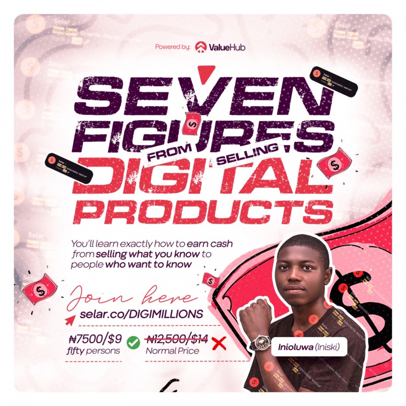 Buy 7FIGURES FROM SELLING DIGITAL PRODUCTS (Recording) by Inioluwa ...