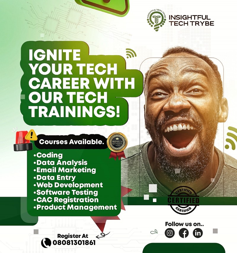 Buy Technology Skills Training by insightful tech trybe on Selar