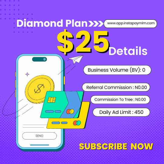 Subscribe InstaPay MLM Diamond Plan Subscription by High Pay Skill on Selar