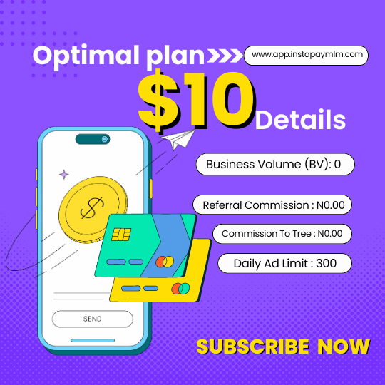 Subscribe InstaPay MLM Optimal Plan Subscription by High Pay Skill on Selar