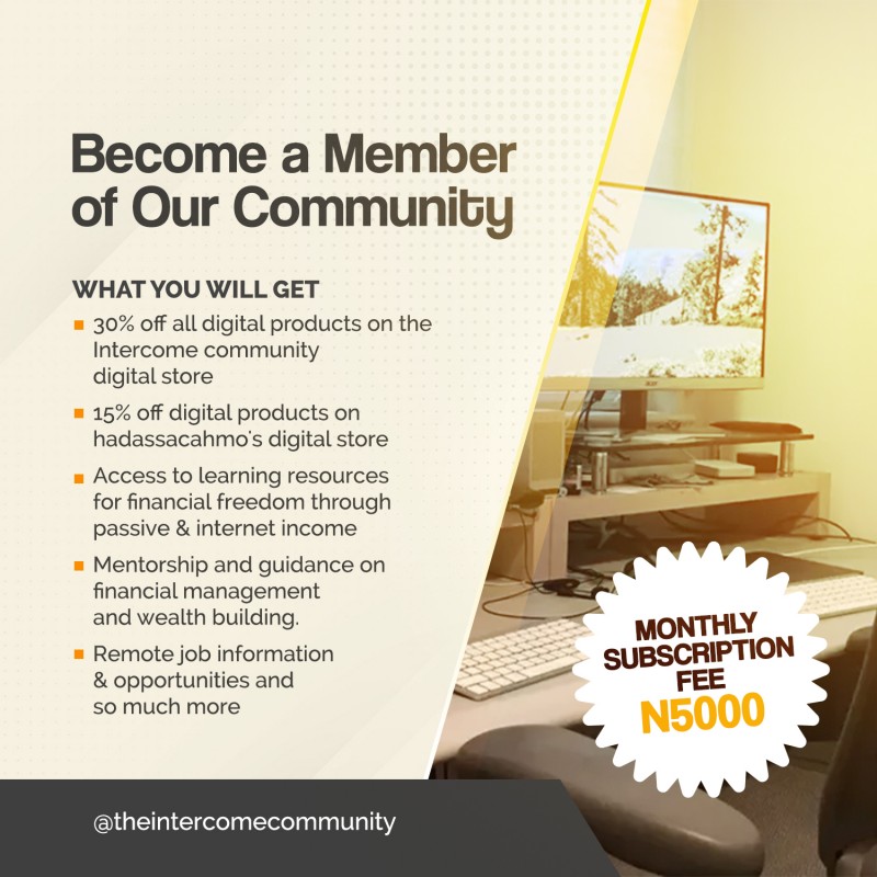 Subscribe Intercome private community by Intercome on Selar