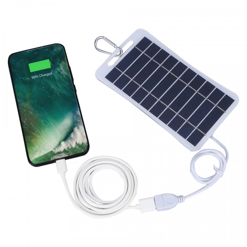 Buy 5V 10W Solar Panel Output USB Outdoor Portable Solar System Cell ...