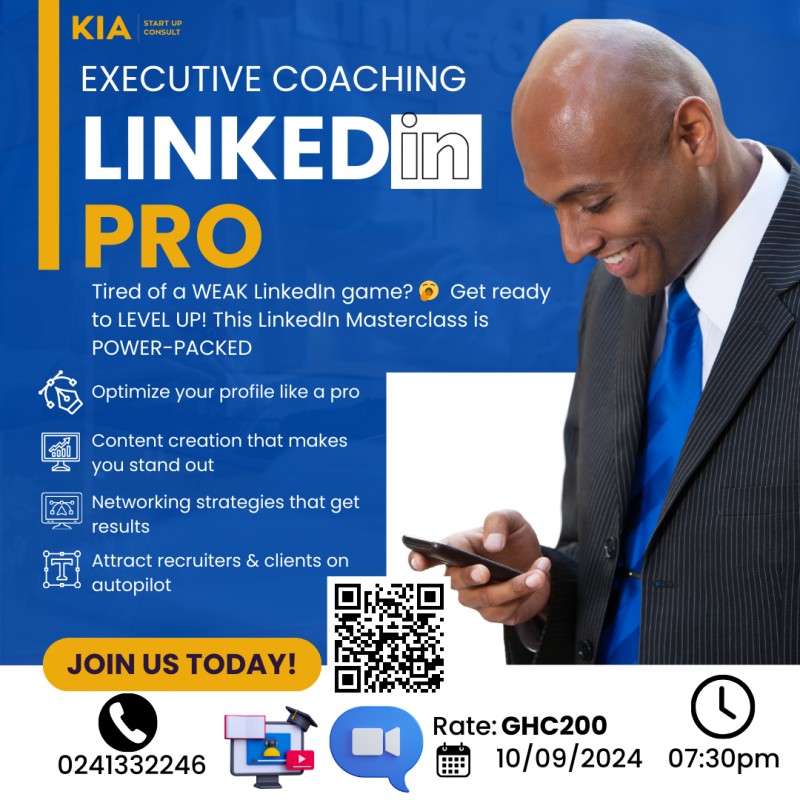 Buy EXECUTIVE COACHING: LINKEDIN PRO by Isaac Agya Koomson on Selar
