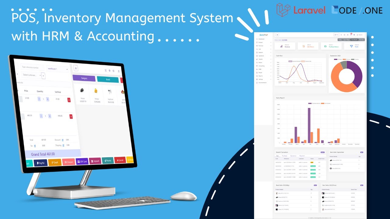 Buy SalePro POS, Inventory Management System, HRM & Accounting by Isaac ...