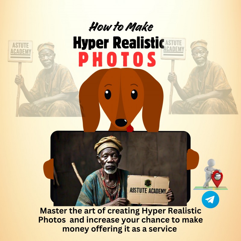 Get HOW TO MAKE HYPER REALISTIC PHOTOS by Isiaka Tanimu Abubakar on Selar