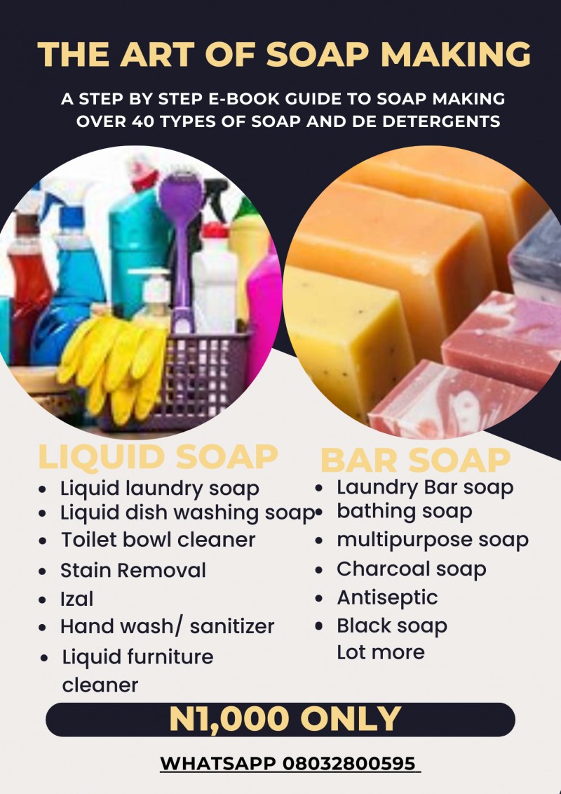 Buy Soap Making Training Book by James Temitayo on Selar