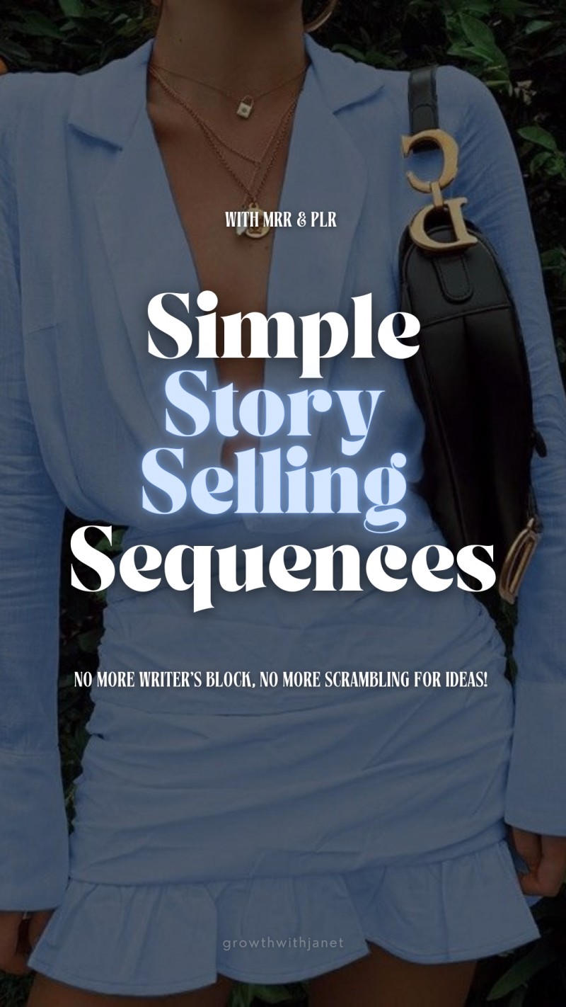 Buy Simple Story Selling Sequence by Janet moturayo on Selar