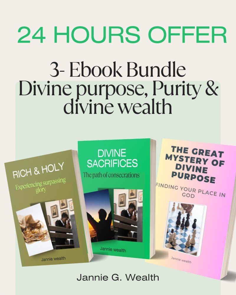 Buy HOW TO BE RICH, HOLY AND FULFILL DIVINE PURPOSE by JannieG. Wealth on Selar