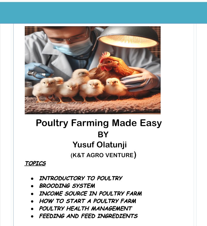 Buy Poultry farming made easy by JennyLu Marketing Hub on Selar