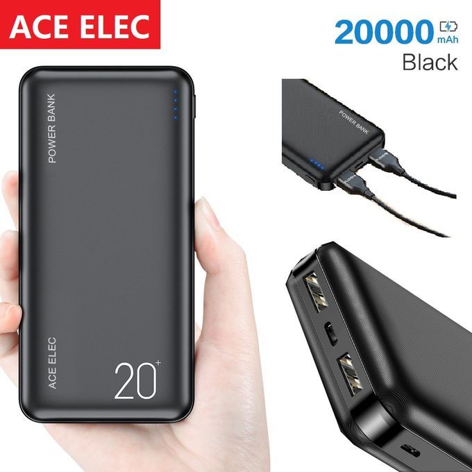 Buy Ace Elec 20000 MAh Ultra Slim Portable Power Bank by JOHN BOAT on Selar