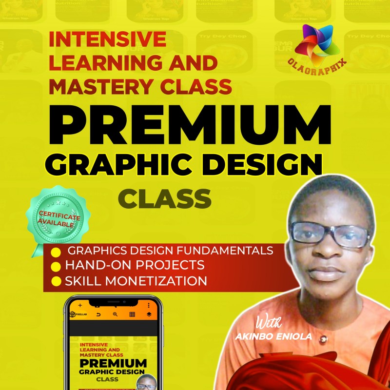 Buy Intensive Graphics Design Training by Akinbo Eniola on Selar