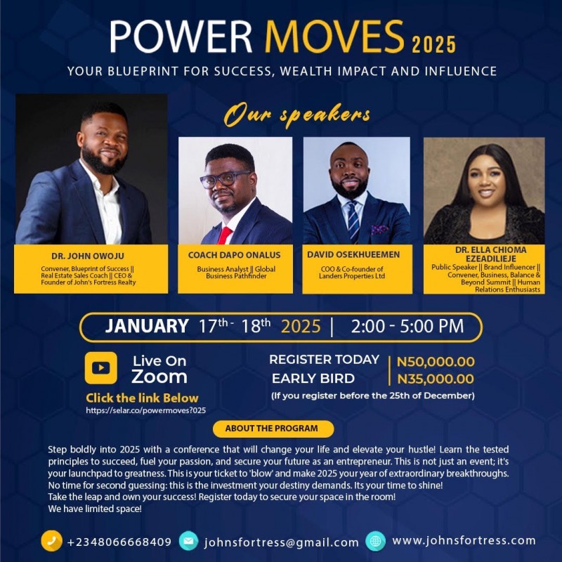 Buy Power Moves 2025: Your Blueprint for Success, Wealth Impact and ...