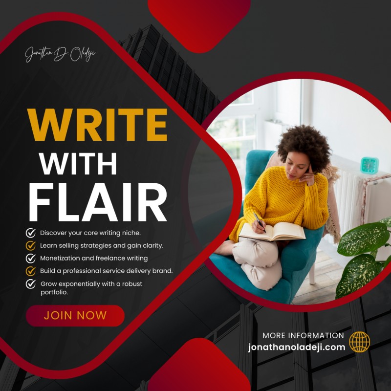 Buy Write With Flair by jonathan Oladeji on Selar