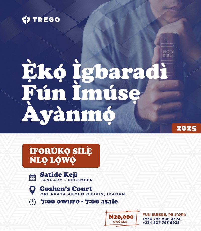 Buy EKO IGBARADI FUN IMUSE AYANMO (EQUIPPING FOR DESTINY TRAINING) by ...