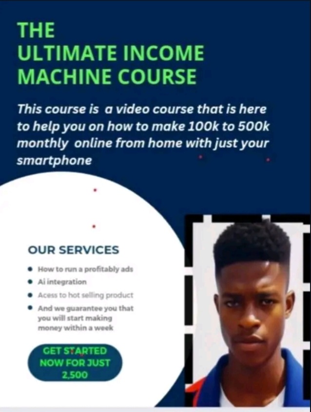 Buy The ultimate income machine course by Joshua Kasali on Selar