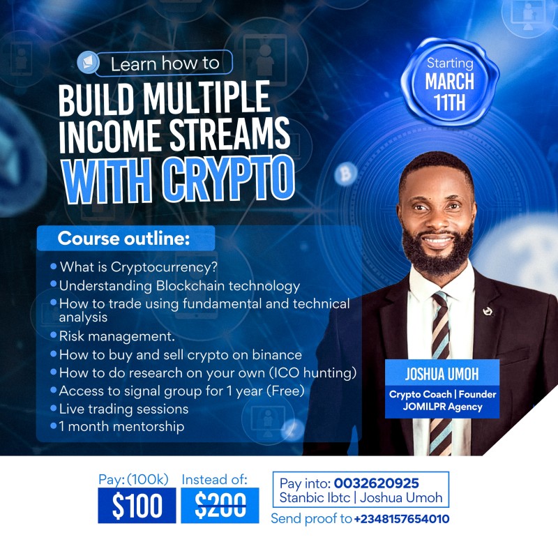 Buy Crypto Investment Class by Joshua Umoh on Selar