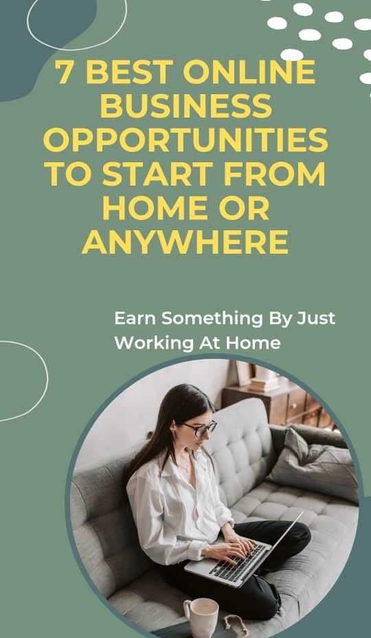 Buy 7 best online business opportunities to start from home or anywhere ...