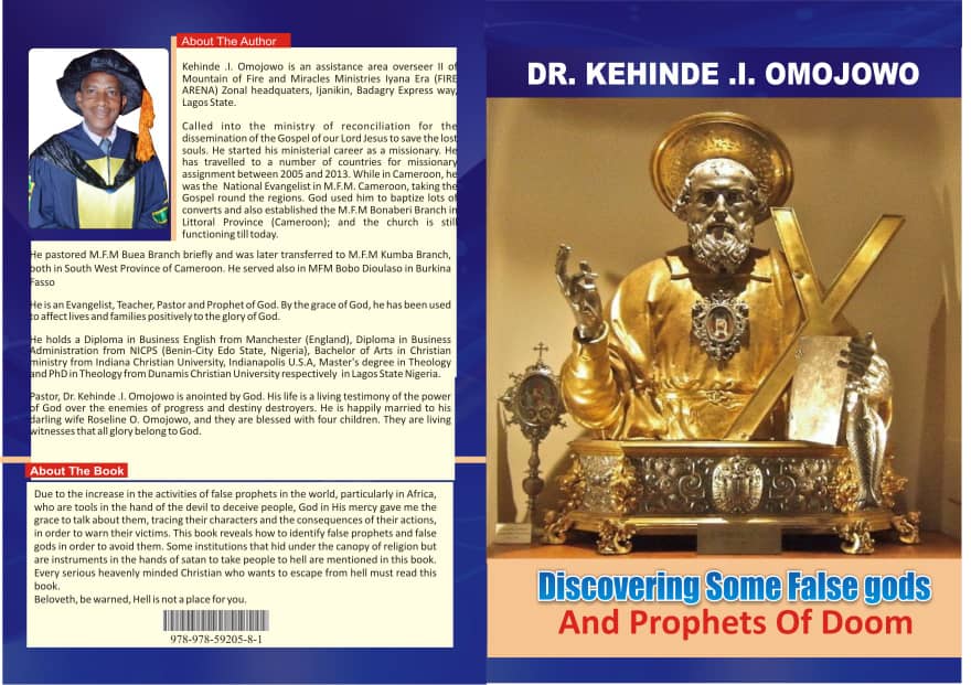 Buy Discovering Some False gods and Prophets of Doom by Kehinde Omojowo ...