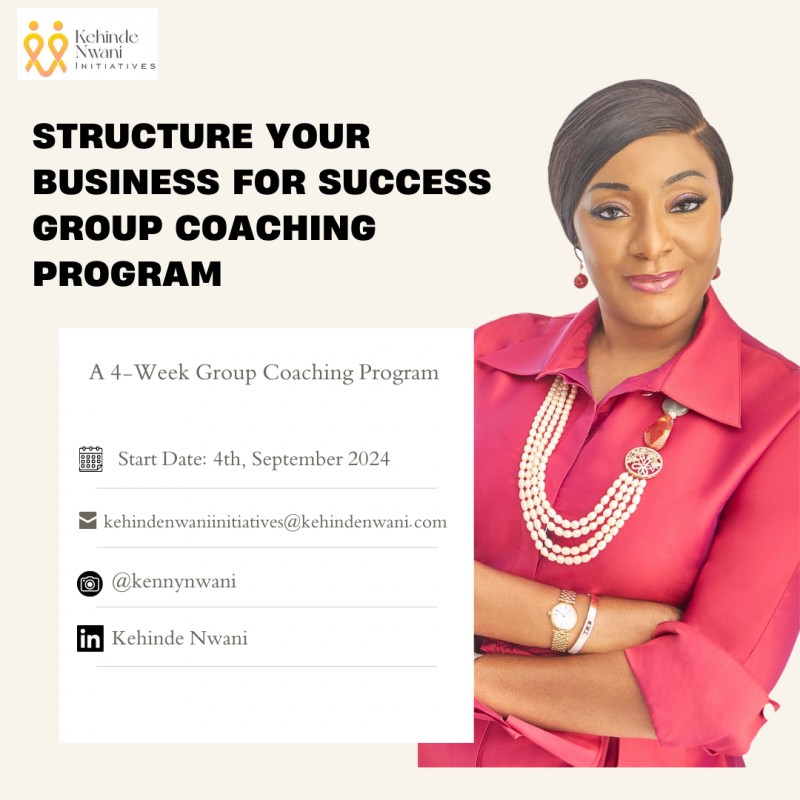 Buy Structure Your Business For Success Group Coaching Program by Kehinde Nwani on Selar