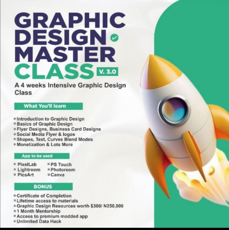 Buy GRAPHIC DESIGN MASTERCLASS by Kelvin Datsa on Selar