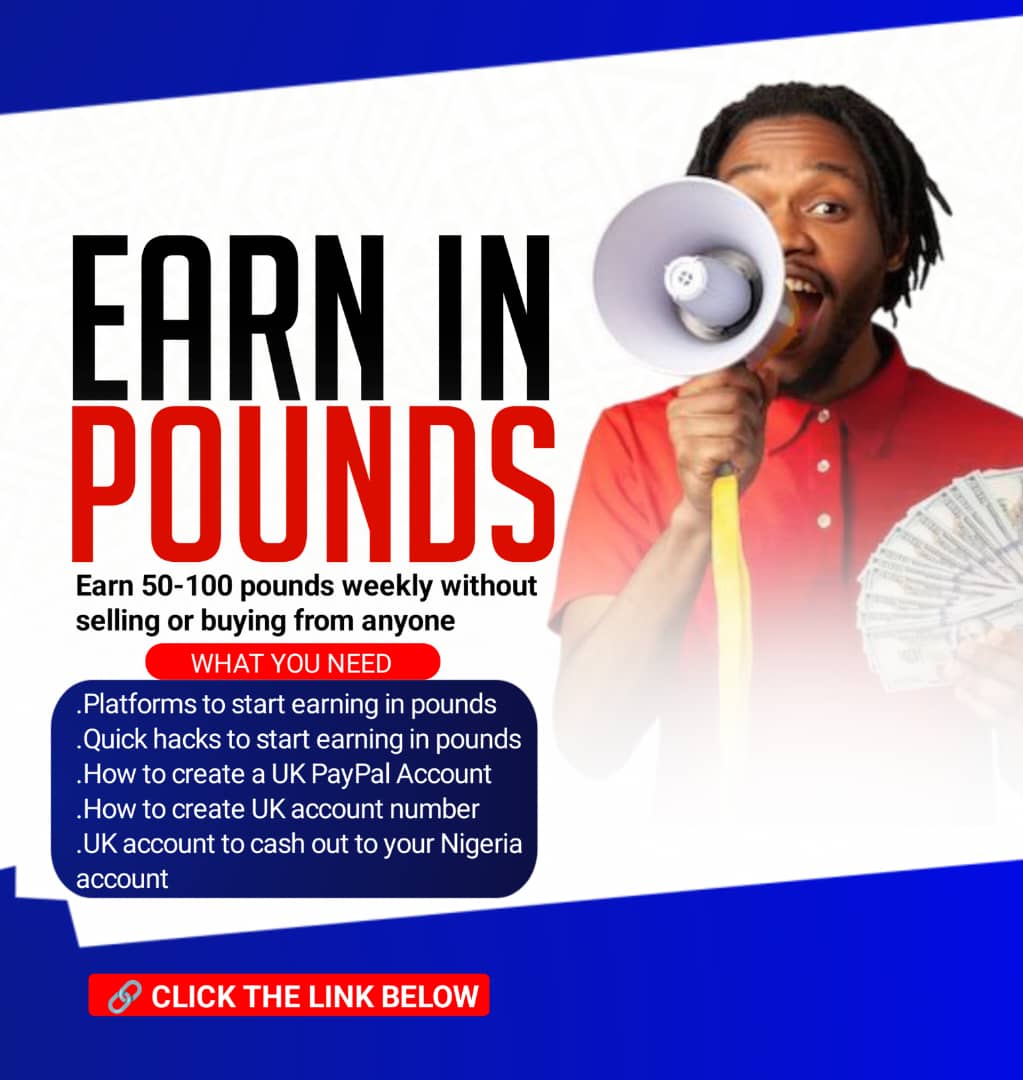 Buy EARN IN POUNDS by Kingsley Odo chibuzo on Selar