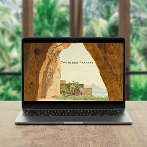 Buy "Trust the Process" Motivational Quote Desktop Wallpaper by Koko ...