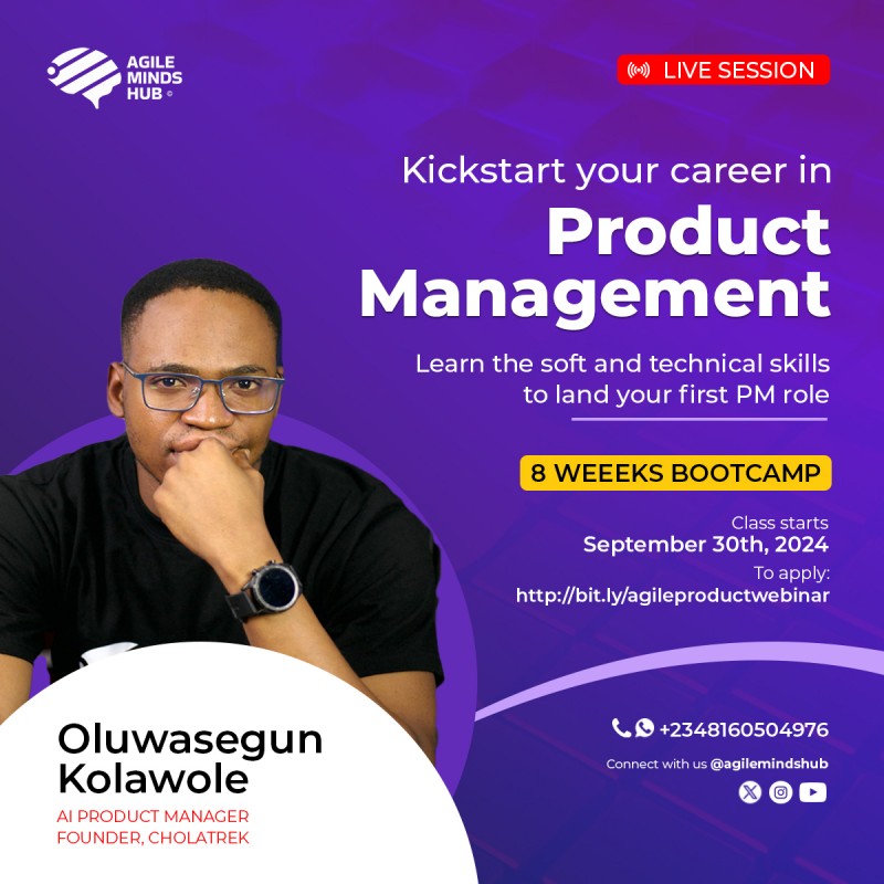 Buy Product Management Bootcamp - Special Webinar Offer by Kolawole ...