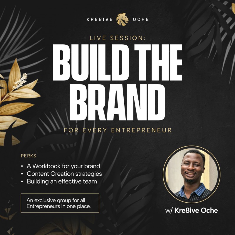 Buy BUILD THE BRAND by Kre8ive Online Store on Selar