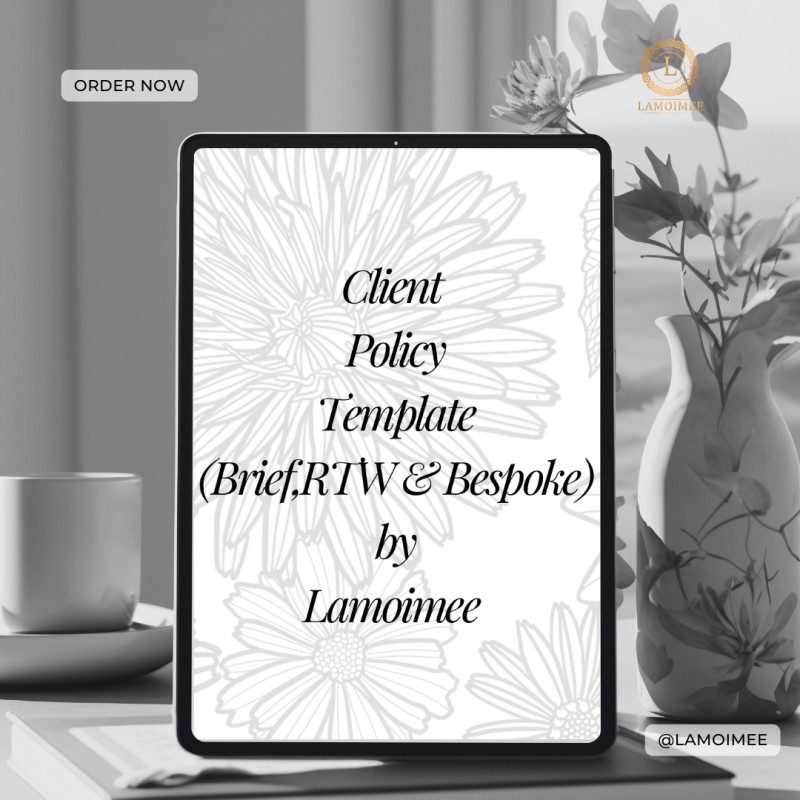 Buy Client Policy Template by Lamoimee by Lamoimee Fashion House on Selar