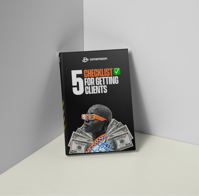 Buy 5 Checklist for Getting Clients by Dimension on Selar