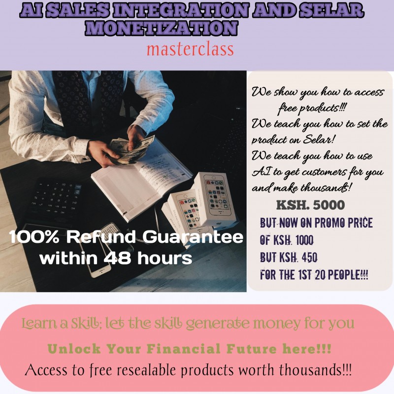 Buy AI SALES INTEGRATION AND SELAR MONETIZATION COURSE by Levi Bahati ...