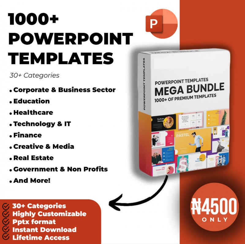 Buy 1,000+ Professional PowerPoint Templates by Lewis Brown on Selar