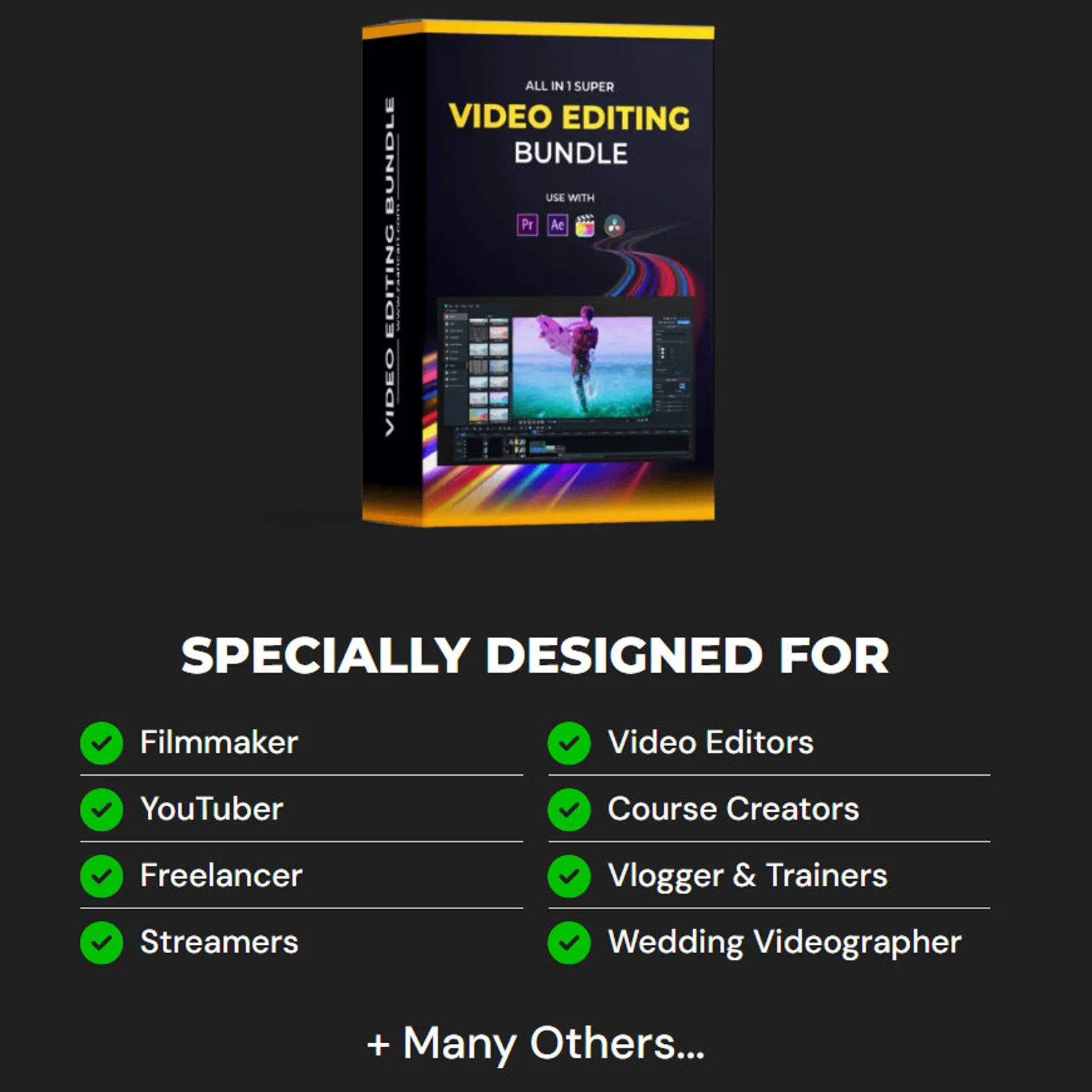 Buy All In One Video Editing Bundle | Adobe Premiere Pro Template | Video Editing Assets | Sound ...