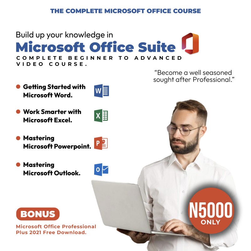 Buy THE COMPLETE MICROSOFT OFFICE COURSE by Lewis on Selar