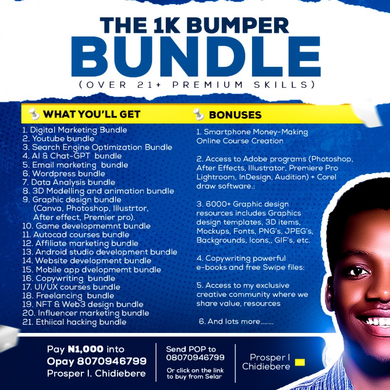 Buy THE 1K BUMPER BUNDLE by Light Prosper on Selar